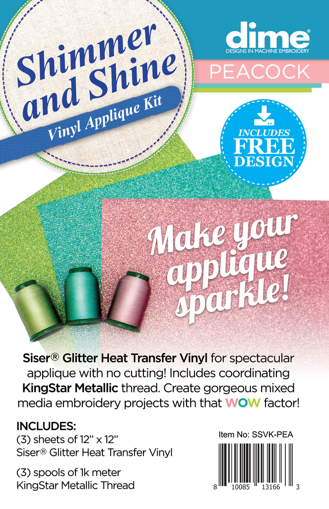 Shimmer and Shine Vinyl Applique Kit - Multiple Colors Options Availab